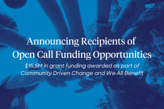 2024 Grantmaking: Announcing Recipients of Community Driven Change and ...